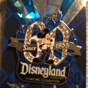 Disney | Jewelry | Disneyland 6th Anniversary Diamond Collection Pin ...